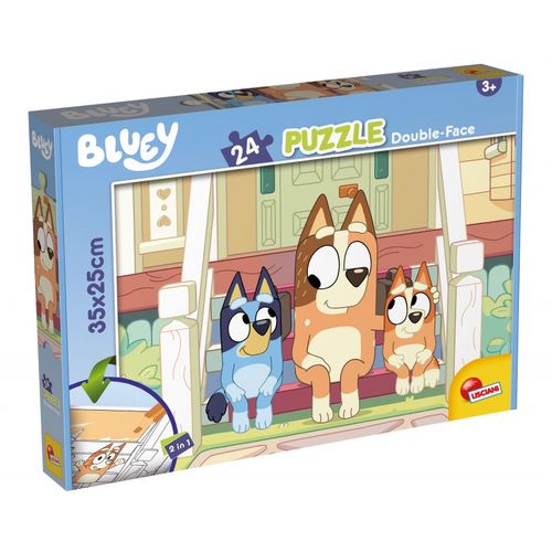 Slagalica Lisciani 24Pcs Bluey Mr Monkey Jocks 2U1 Slozi I Oboji 99559