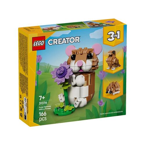 LEGO Creator 3 u 1 Slatki hrčak sa cvetom 31376