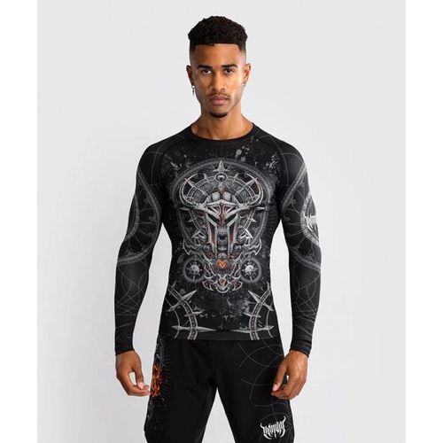 Venum Gladiator 5.0 Rashguard Dugi Rukav Crno/Srebrni M