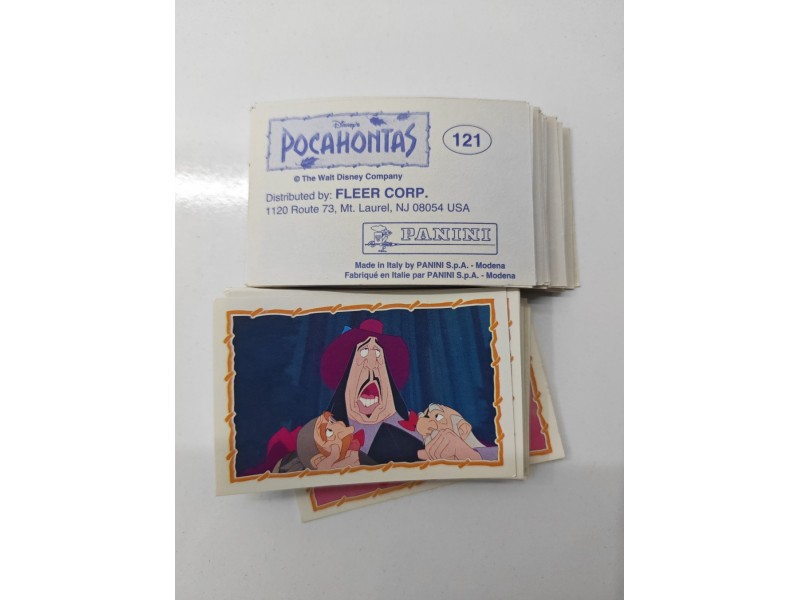 Pocahontas - žive sličice