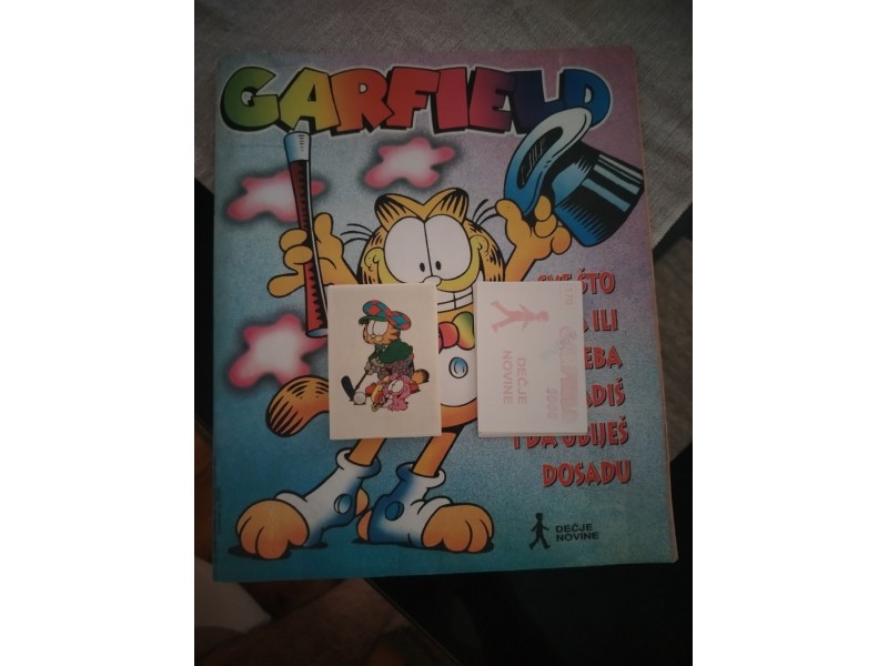Garfild prazan album i slicice