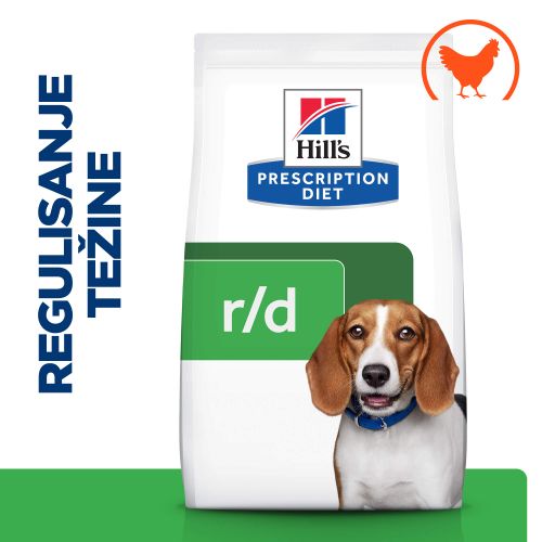 Hill's Prescription Diet r/d Weight Loss Hrana za Pse sa Piletinom 1,5 kg