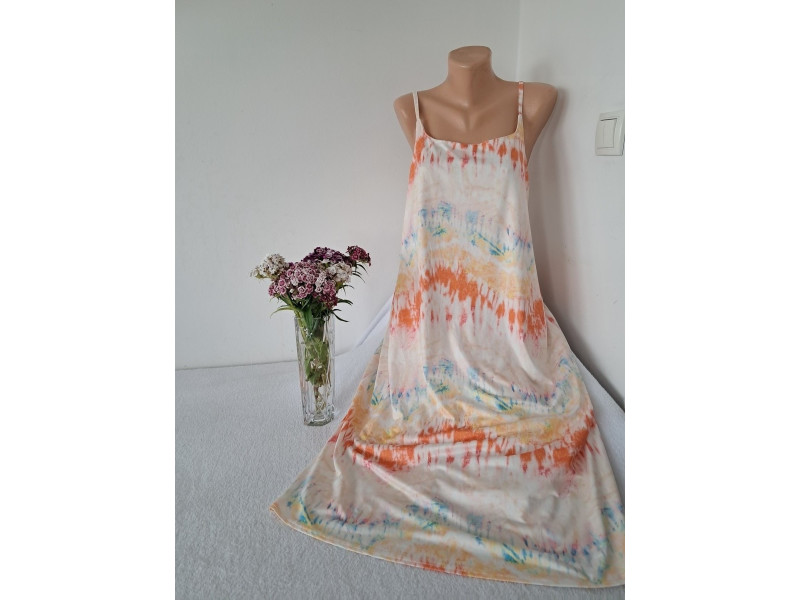 Letnja tie-dye haljina na bretele vel S M