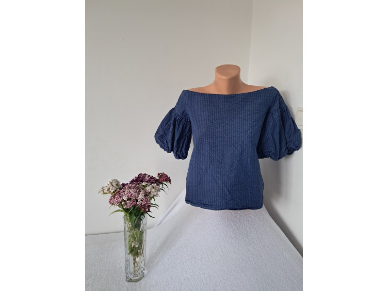 H&M off-shoulder teget bluza vel 36