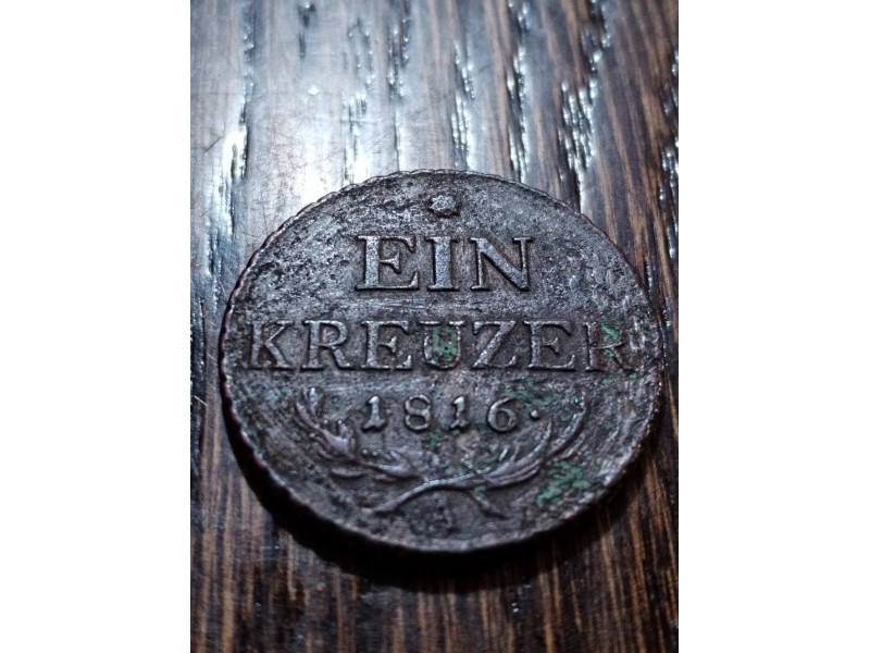 Ein kreuzer 1816 Austrija