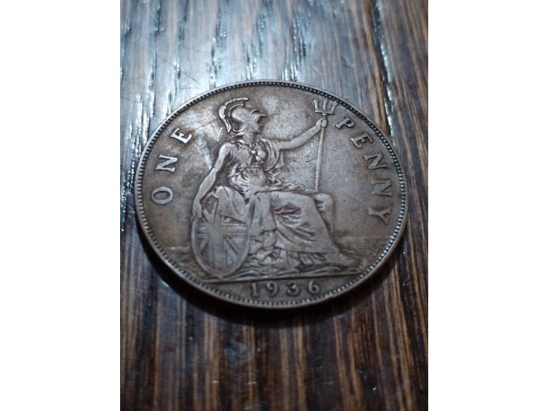 1 peni 1936 Engleska.