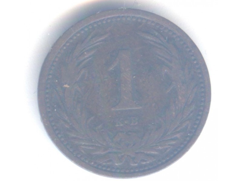 Madjarska 1 filler 1896