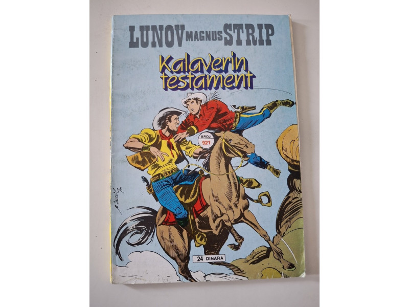 LMS 921 Kalaverin testament