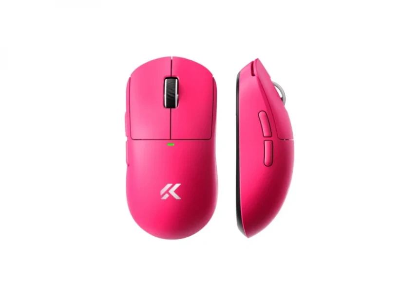 Bežični gaming miš MCHOSE A5 V3 Ultra Rose Red /PAW3395/8KHz pooling/Omron Mechanical