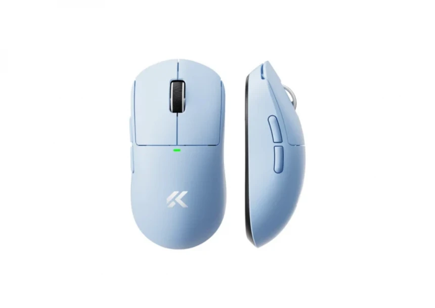 Bežični gaming miš MCHOSE A5 V3 Ultra Blue /PAW3395/8KHz pooling/Omron Mechanical