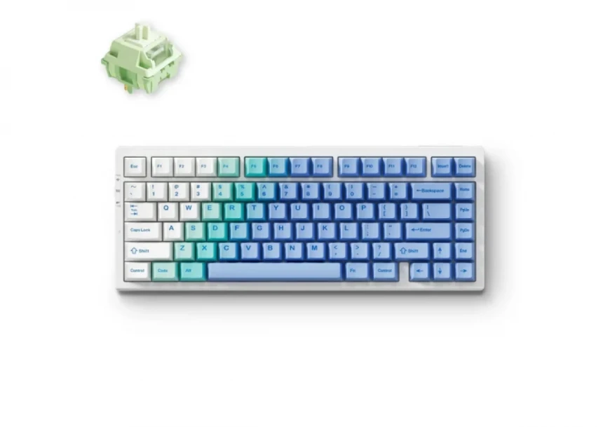 Bežična gaming tastatura MCHOSE G75 Pro Artic Snow/Matcha Latte switch/Mehanical