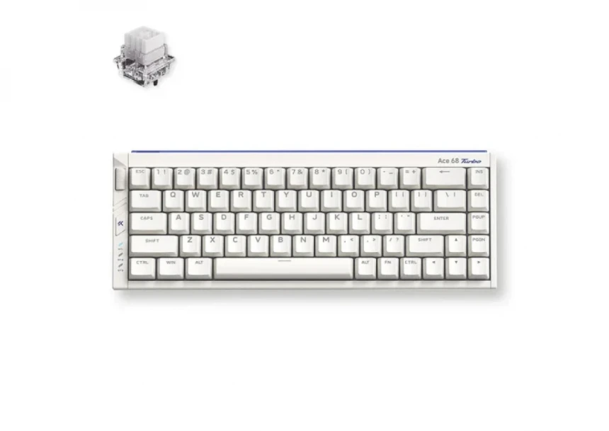 Gaming tastatura MCHOSE Ace 68 Turbo Nova White/Mount Tai Magnetic switch