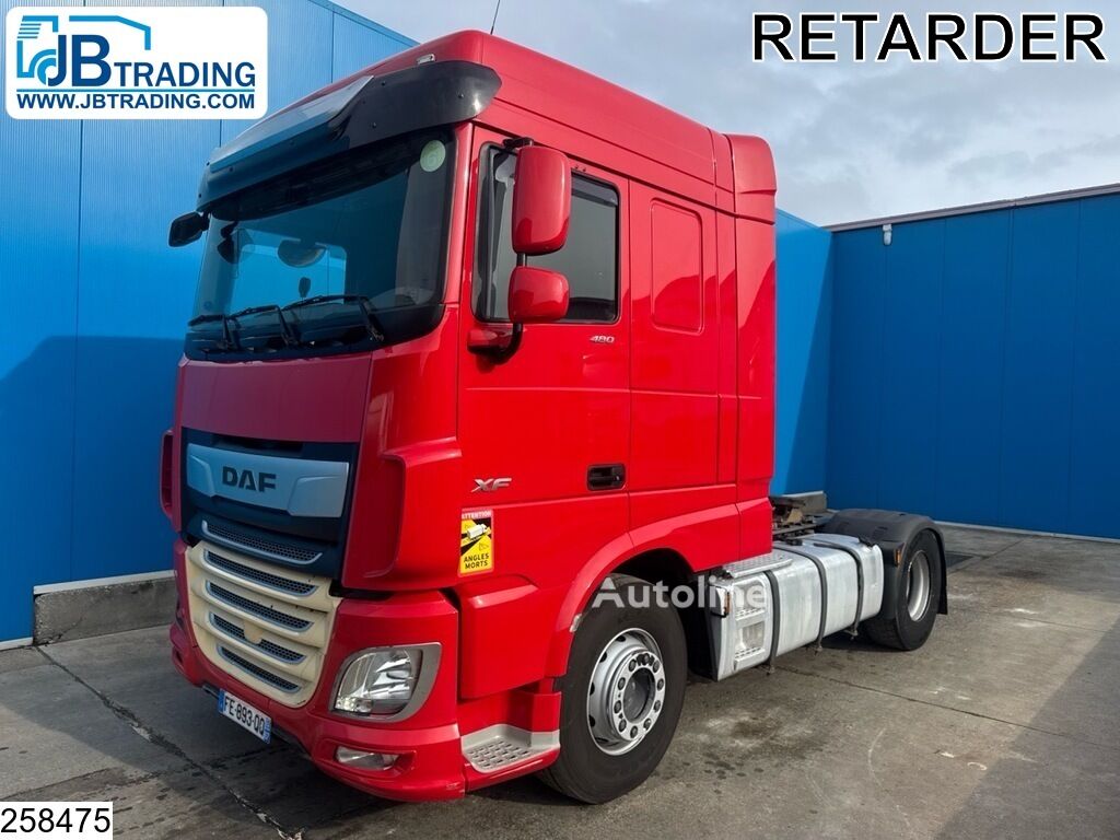 DAF XF 480 EURO 6, Retarder, PTO, ACC, Standairco tegljač
