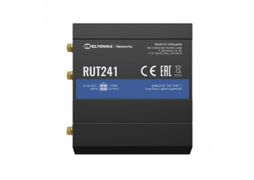 Industrijski ruter 4GLte/WIFI/RMS RUT241, Teltonika