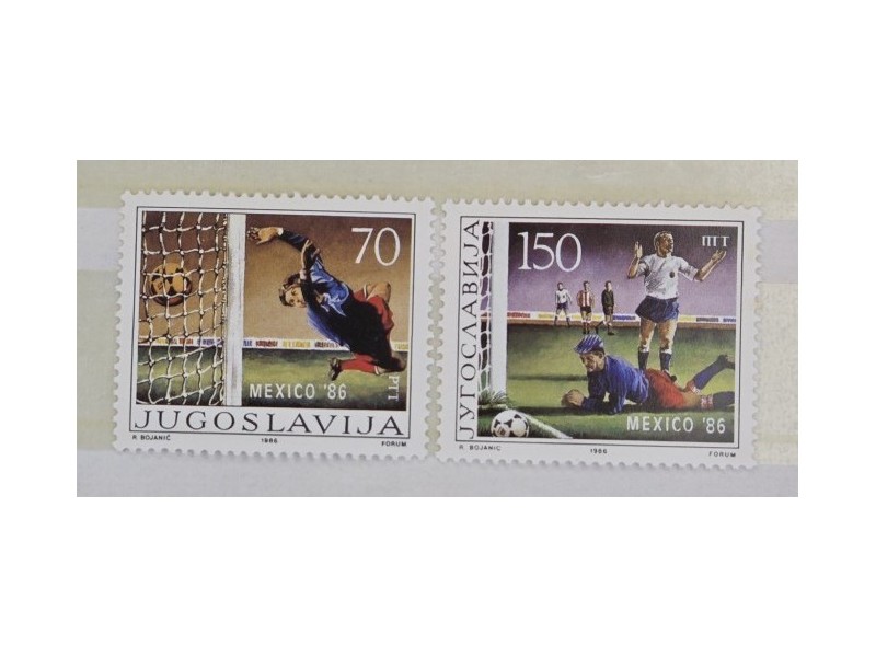 Jugoslavija 1986. Fudbal Meksiko, čisto