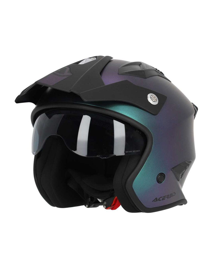 Acerbis jet kaciga Aria metallic cameleon