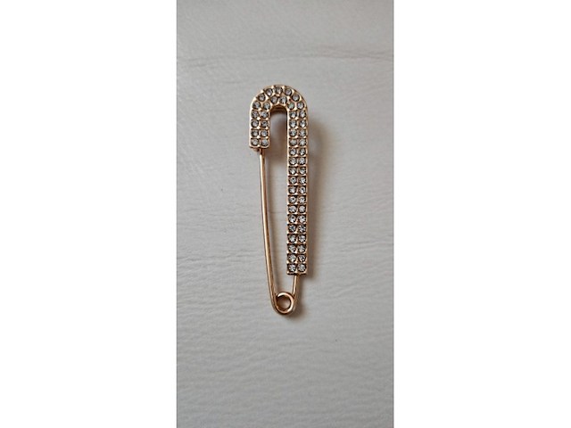 Gold-tone dekorativna sigurnosna nova pin šnala