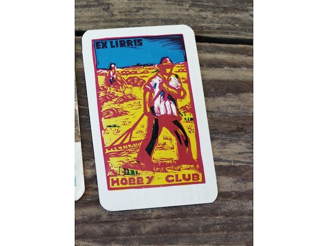 DZEPNI KALENDAR 1971 EX LIBRIS HOBBY CLUB