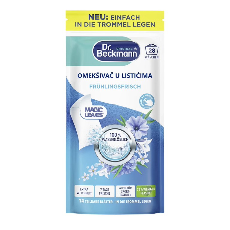 DR.BECKMANN OMEKŠIVAČ ZA VEŠ U LISTIĆIMA FLORAL FRESH 28 KOM