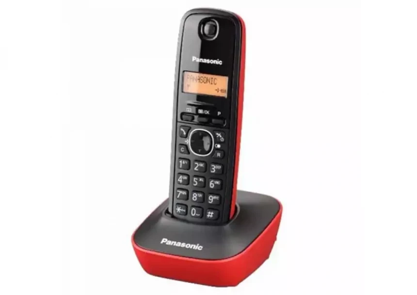 Bežični telefon Panasonic KX-TG1611SPR crveni