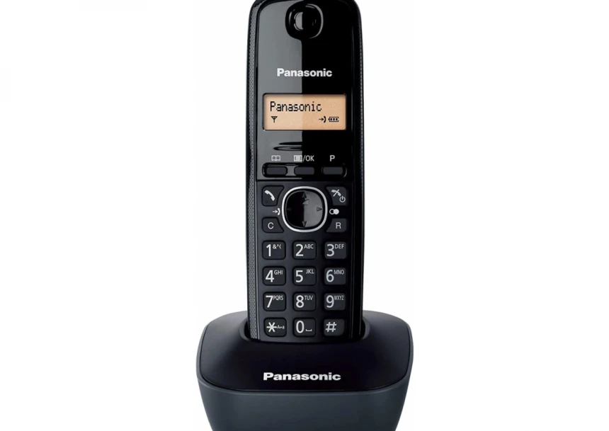 Bežični telefon Panasonic KX-TG1611SPH crni