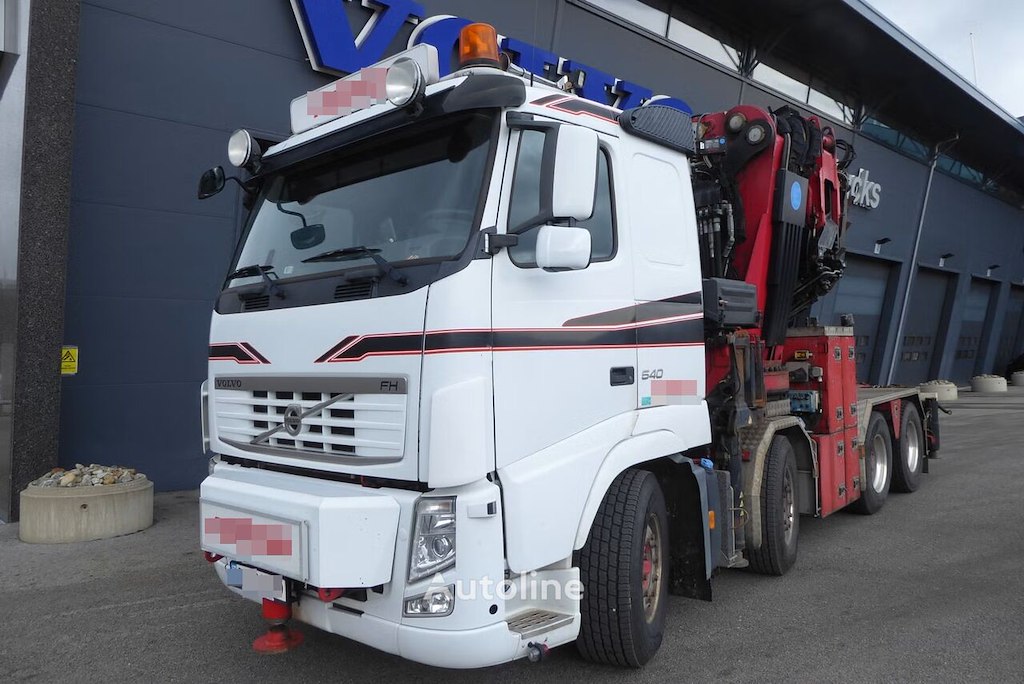 Volvo FH 540 8x4 Retader Crane Effer 1750-8S JIB 8S tegljač