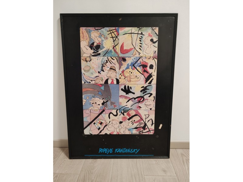 POPEYE KANDINSKY POSTER PABLO ECHAURREN UOKVIRENO RETKO