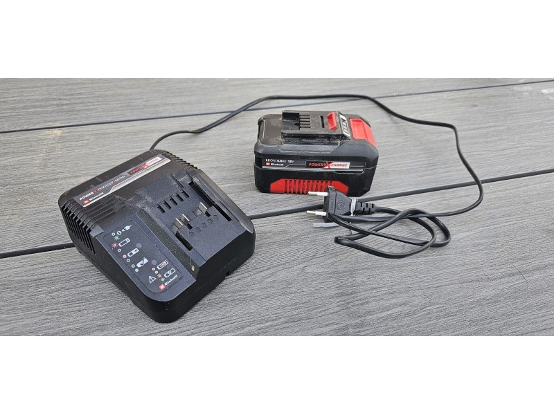 Einhell POWER X CHARGE Aku baterija + punjač set