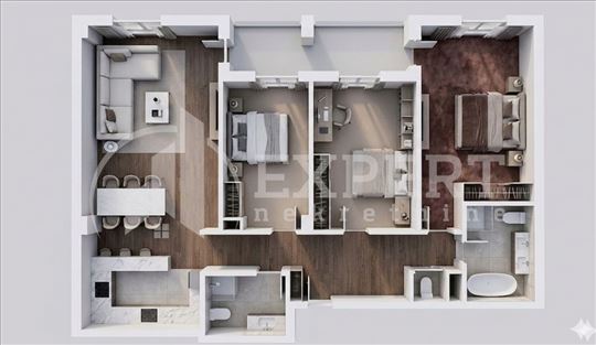 Novogradnja sa pogledom na Nišavu, 86.51 m2