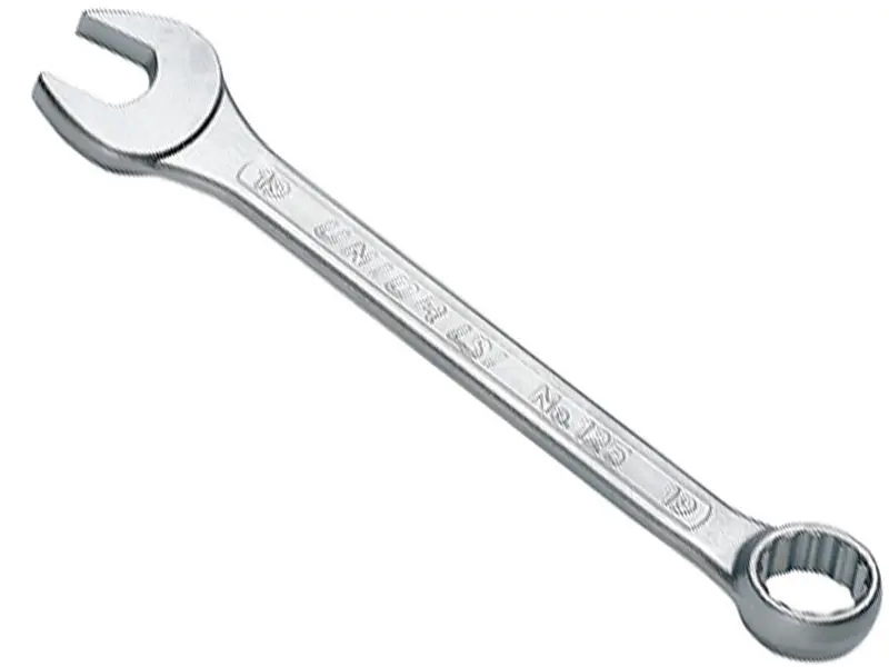 UNIOR Ključ viljuškasto-obručni kratki - 125/2, 11mm hromiran, mat, 602104 519682