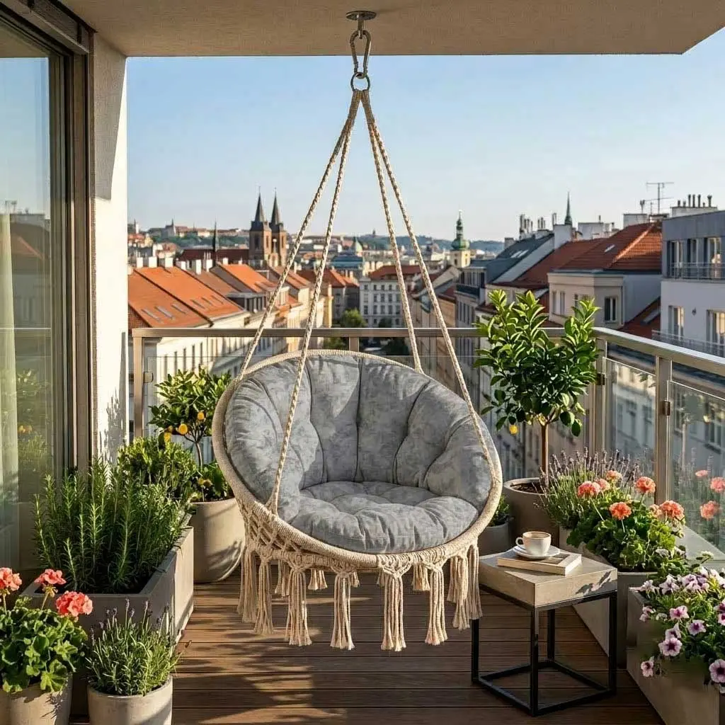 Jastuci za Makrame ljuljašku MARBLE GREY