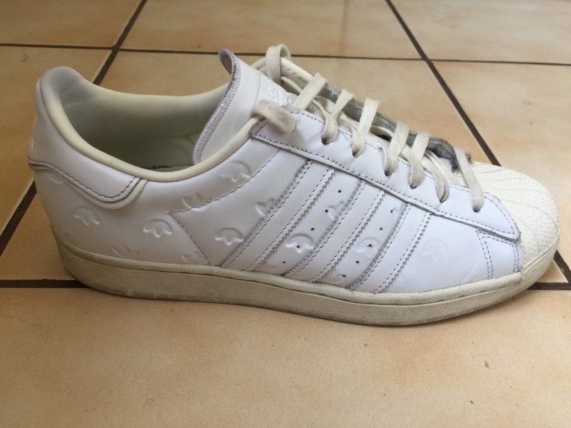 ADIDAS SUPERSTAR patike 42 PRIR. KOŽA ORIGINAL KAO NOVE