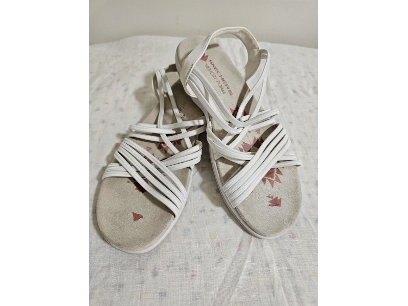 Skechers Reggae slim bele sandale br.41