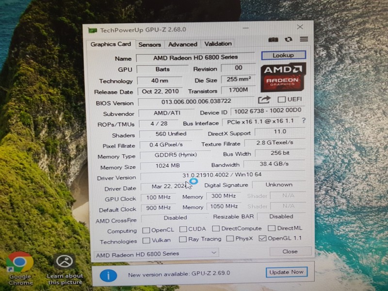 graficka AMD RADEON hd 6870