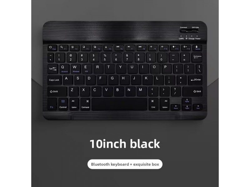 Bluetooth tastatura za laptop, telefon, tablet, crna