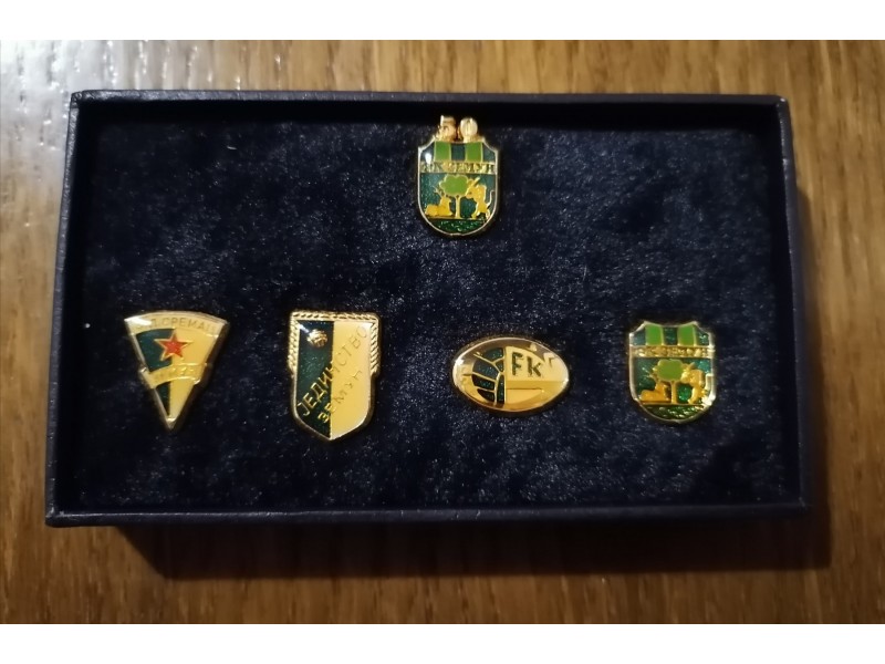 SET RETRO ZNAČKI FK ZEMUN