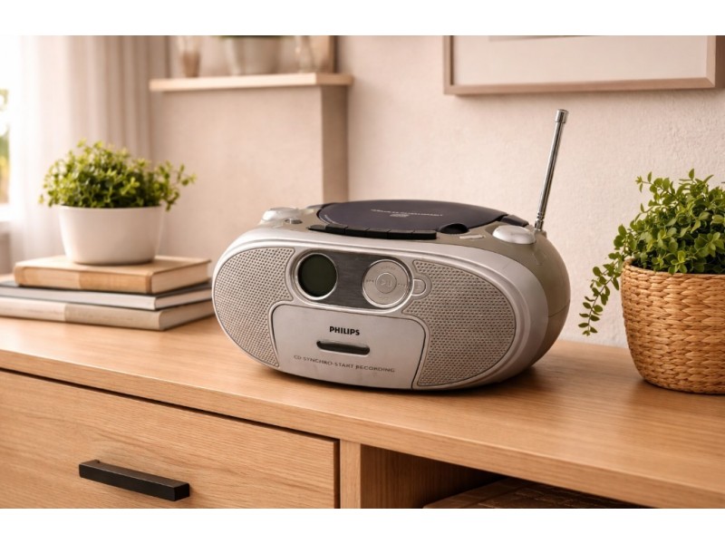 PHILIPS CD Radio Kasetofon – CD - Radio - Kaseta