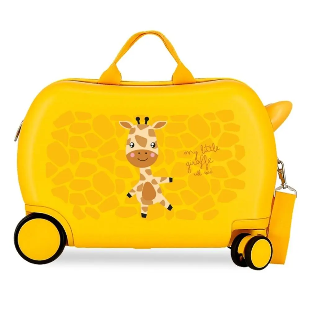 Dečiji kofer za put i vožnju Roll Road Happy Pets Giraffe 49910