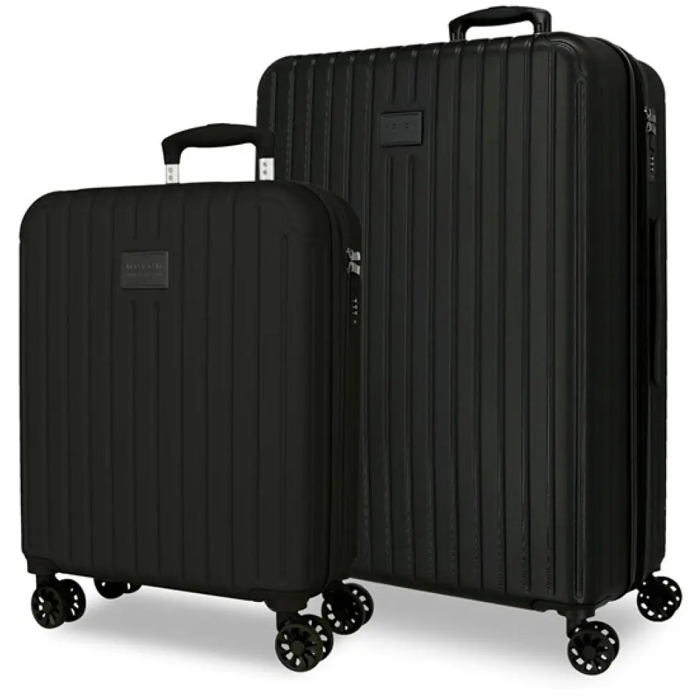 Komplet proširivih kofera 55cm i 68cm Movom Timber black 55589