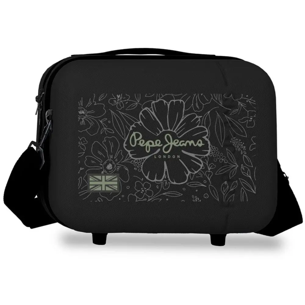 Neseser kofer za kozmetiku i šminku Pepe Jeans Eloise black 61339
