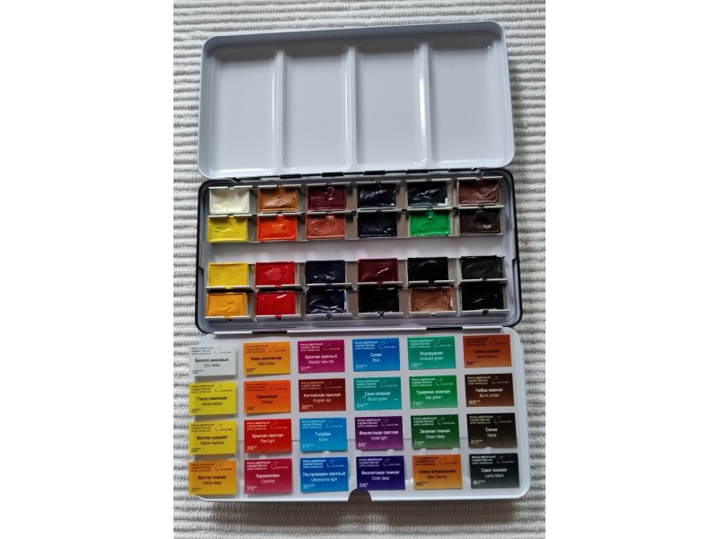 Sonet Nevskaya Palitra akvarel set