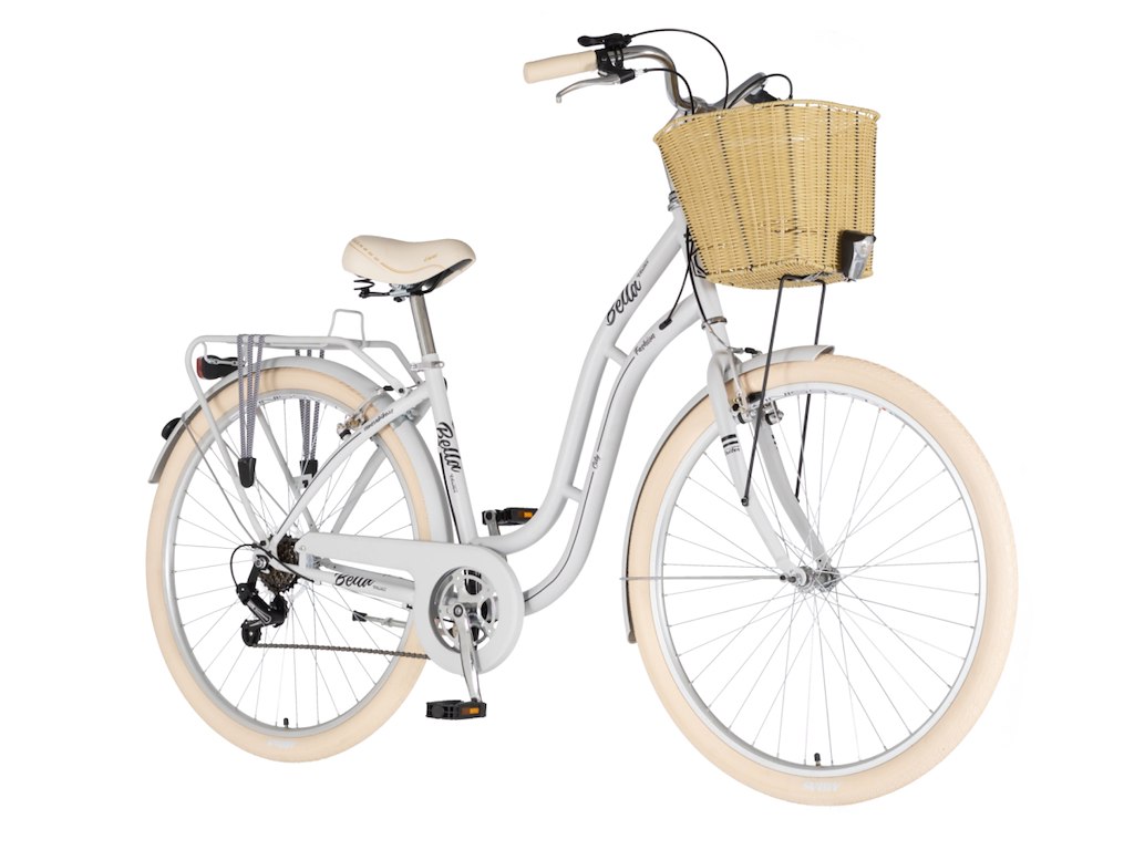 BICIKL FASHION VISITOR BELLA 28" 18" V-BRAKE 6 BRZINA 155-178CM (S/M) SIVI