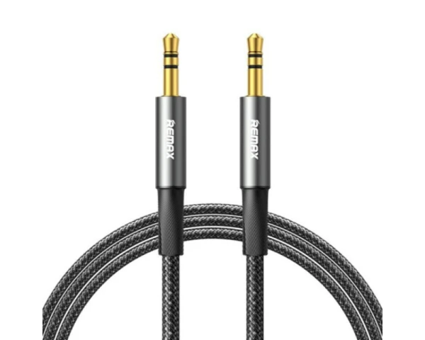 REMAX AUX Audio kabl (3,5mm-3,5mm)crni 1.2m,