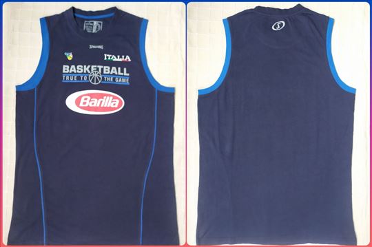 Original Spalding Italia Plavi Košarkaški Dres -