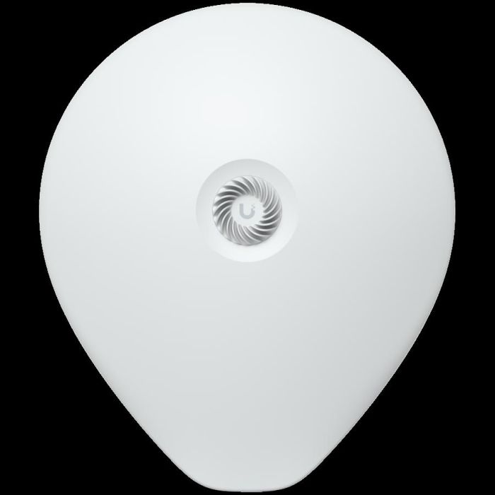 Ubiquiti AF60-XR air fibre 15+ km link range, 5.4 Gbps max. throughput, 5 GHz 800+ Mbps weather-resilient backup radio, (1) GbE and (1) 10G SFP+ port