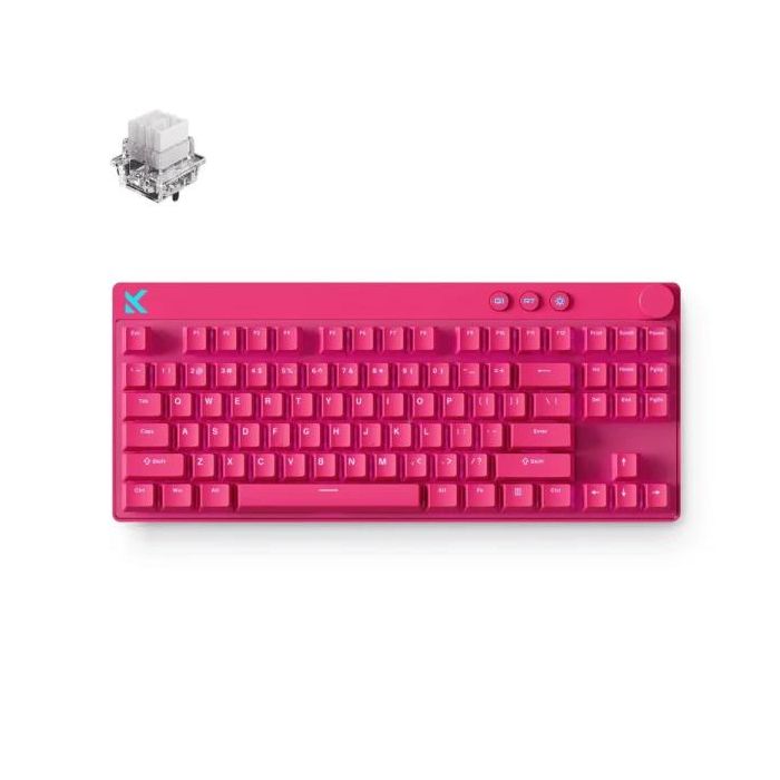 Gaming tastatura MCHOSE Mix 87 Rose Red/Mount Tai Magnetic switch GT