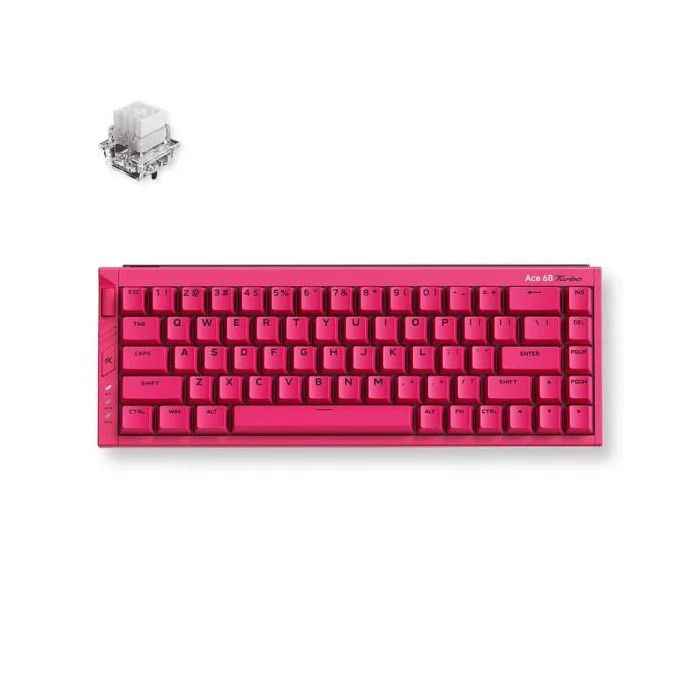Gaming tastatura MCHOSE Ace 68 Turbo Berry Red/Mount Tai Magnetic switch GT
