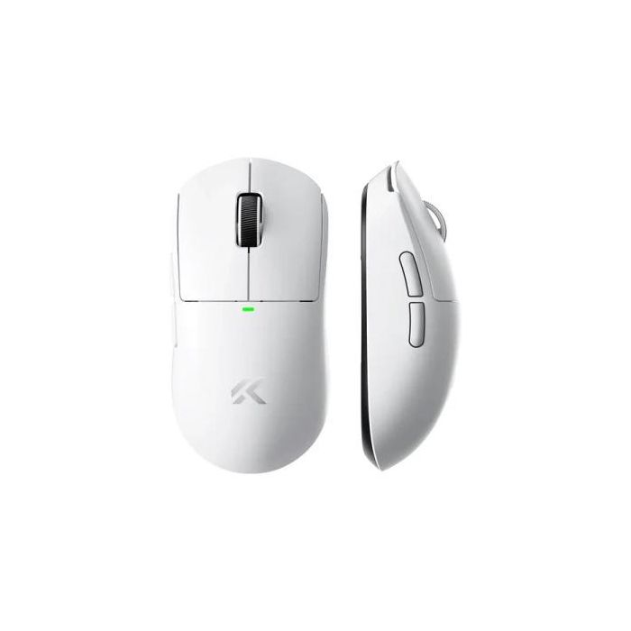 Bežični gaming miš MCHOSE A5 V3 Ultra White /PAW3395/8KHz pooling/Omron Mechanical