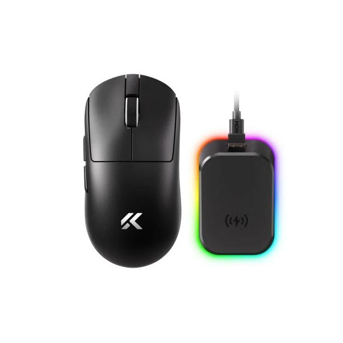 Bežični gaming miš MCHOSE A7 V2 Ultra Plus Black /PAW 3950/8K Hz/Omron Mechanical