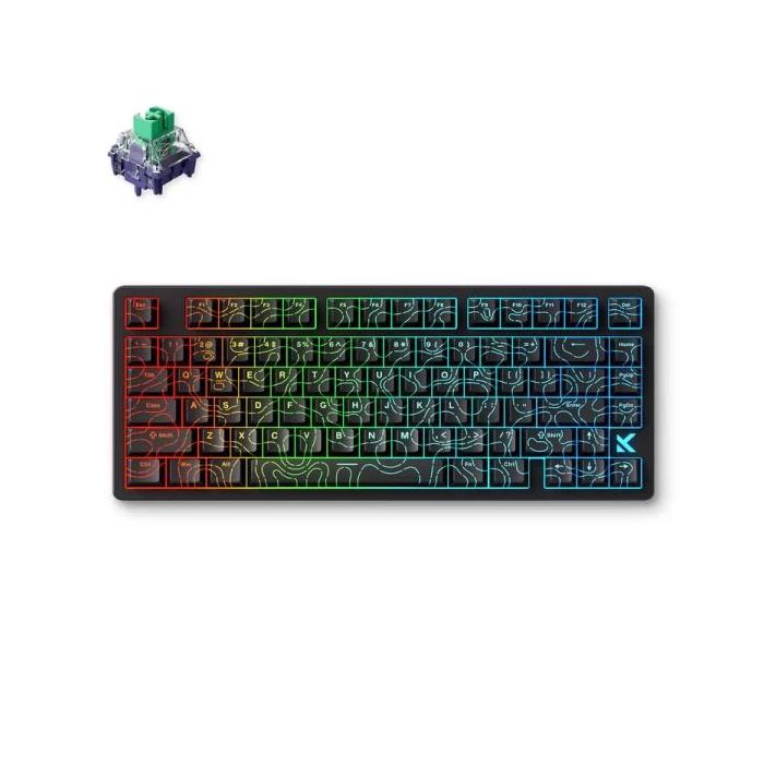 Gaming tastatura MCHOSE Jet 75 Black Topographic/KailH Magtetic God switch